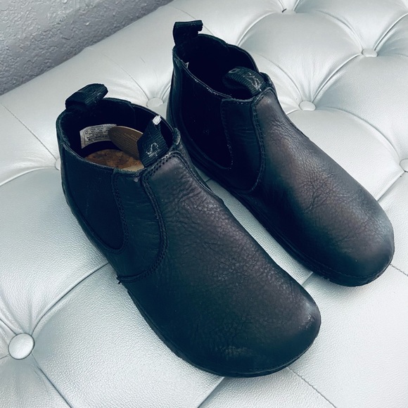 Otz Shoes | Shoes | New Otz Shoes Paso Leather Black Boots Booties | Poshmark